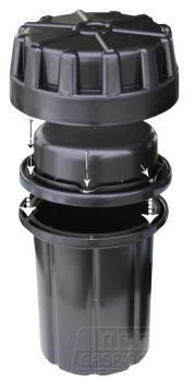 BALLISTIKSCHUPPEN - MTM Survivor Box SAC Schwarz #SAC